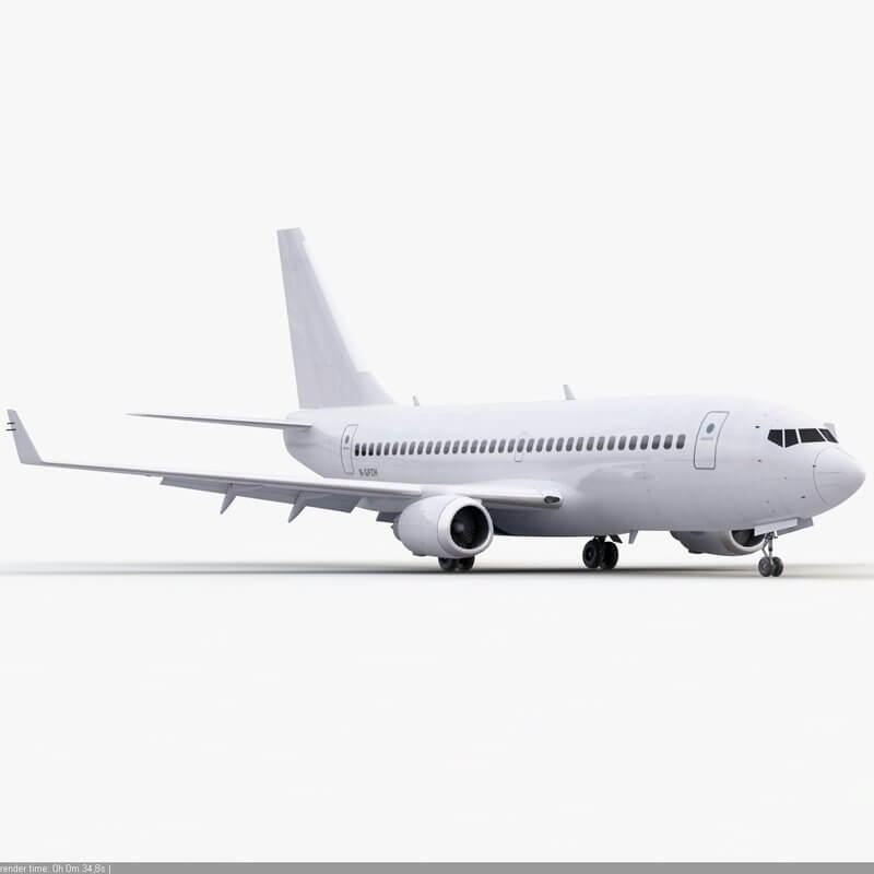 Generic Airplane - 3D Model by Galva858