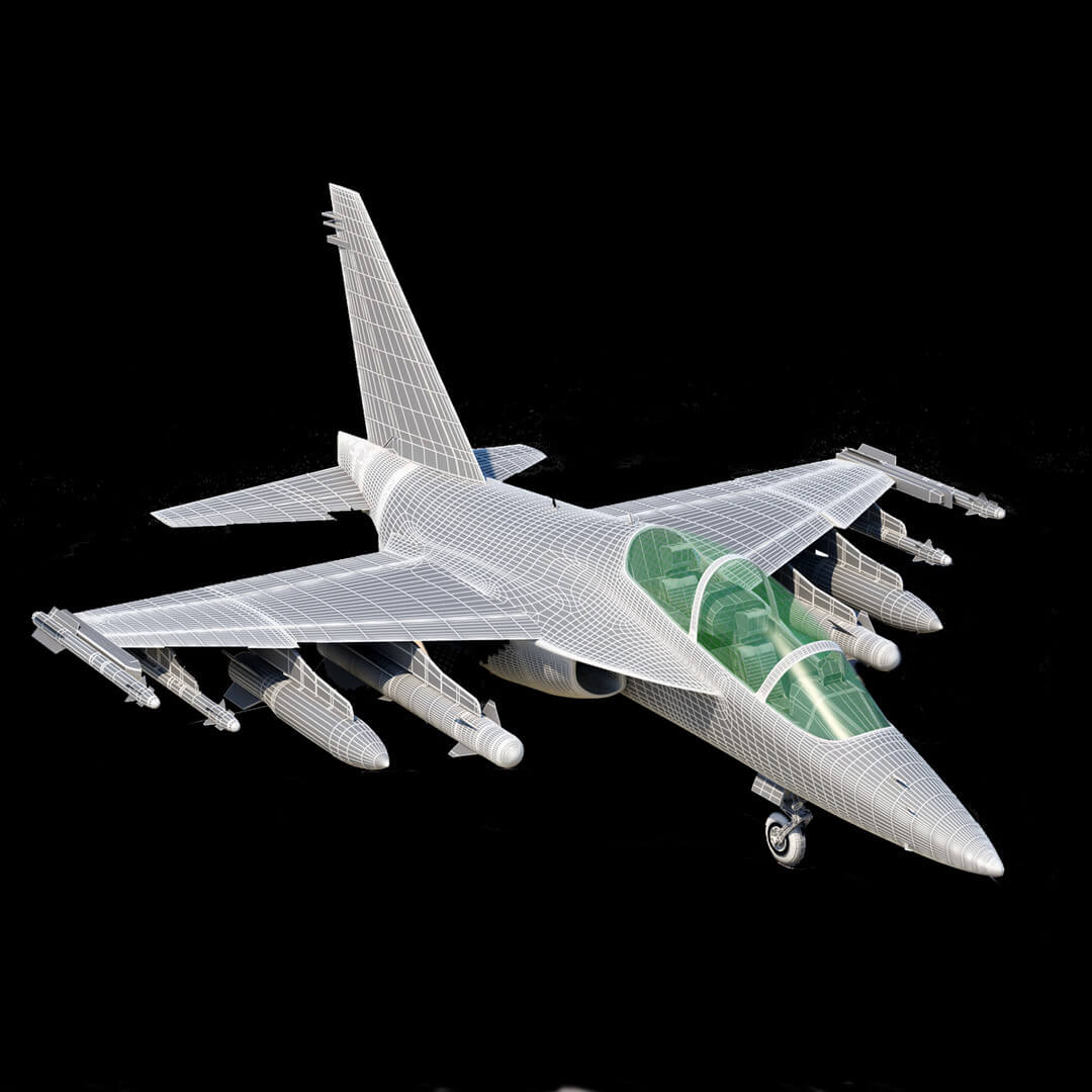 Fighter Yak 130 - 3D Model by Galva858