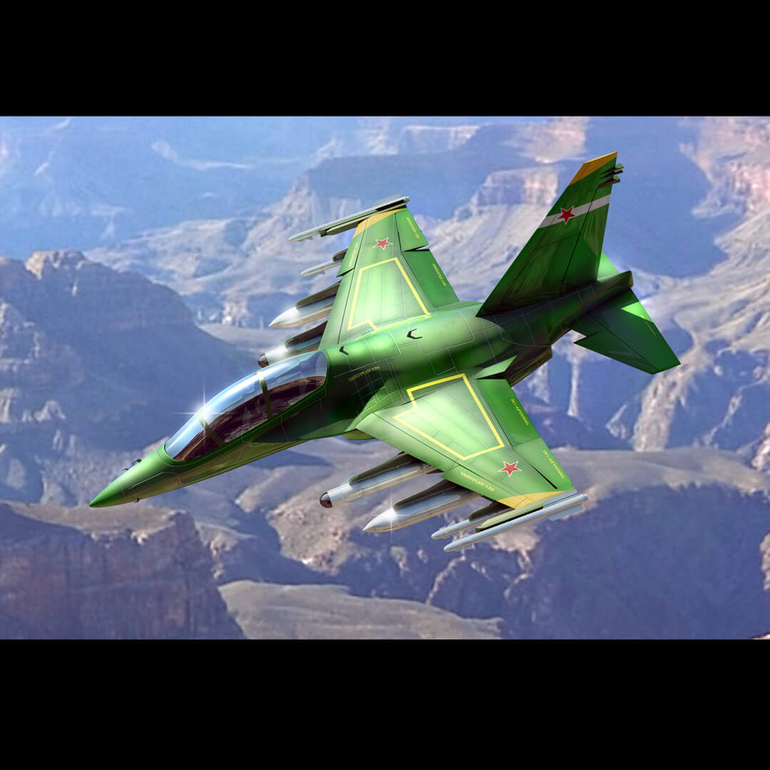 Fighter Yak 130 - 3D Model by Galva858