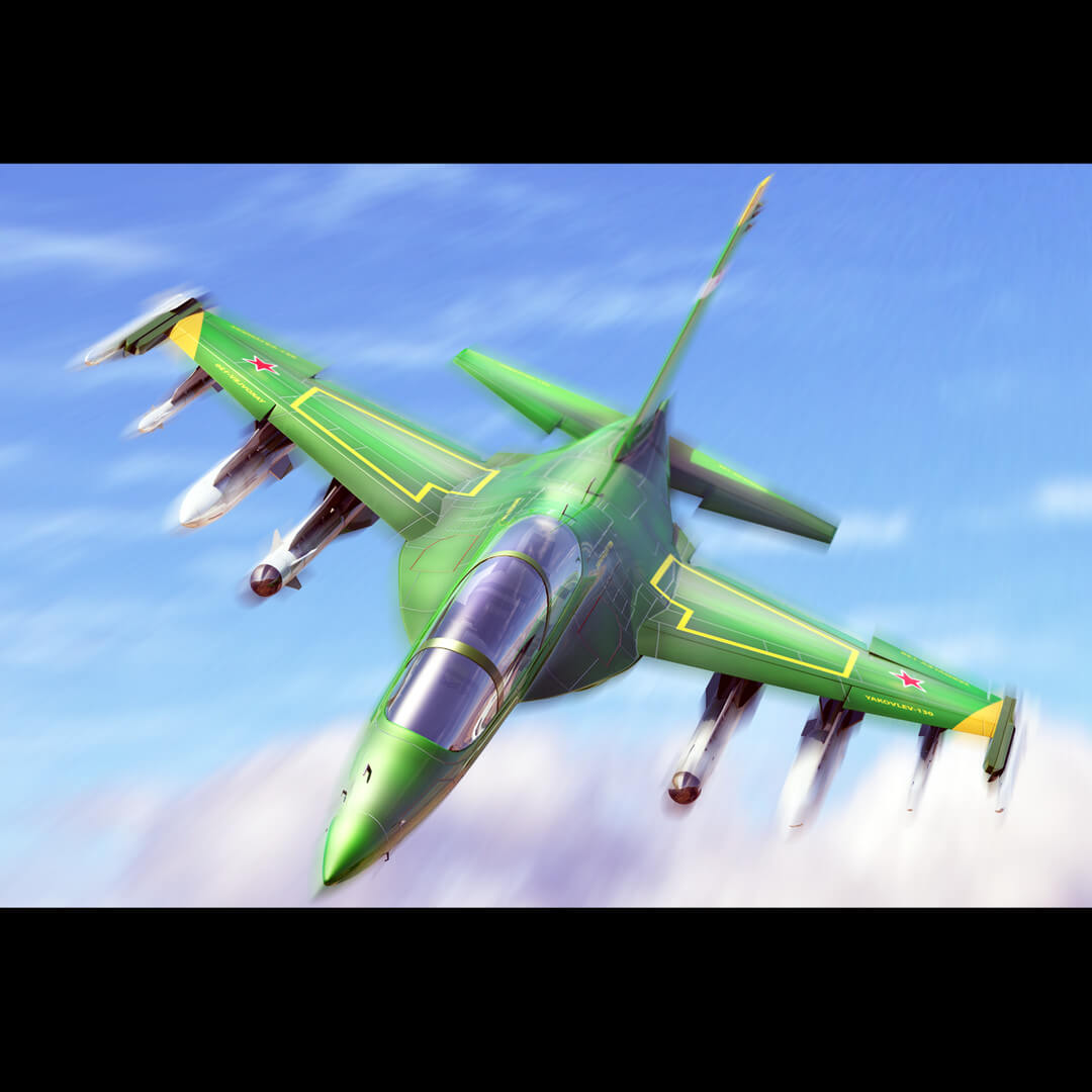 Fighter Yak 130 - 3D Model by Galva858