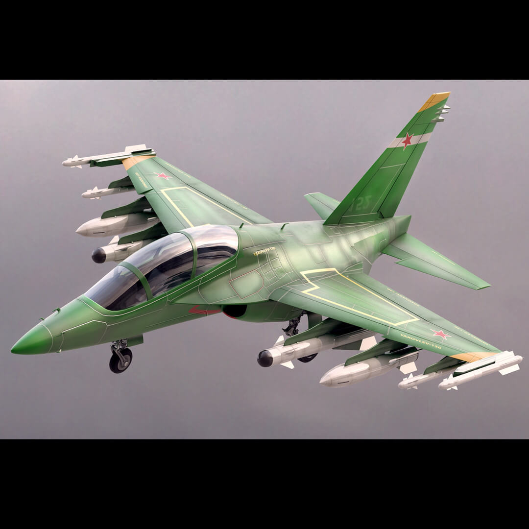 Fighter Yak 130 - 3D Model by Galva858
