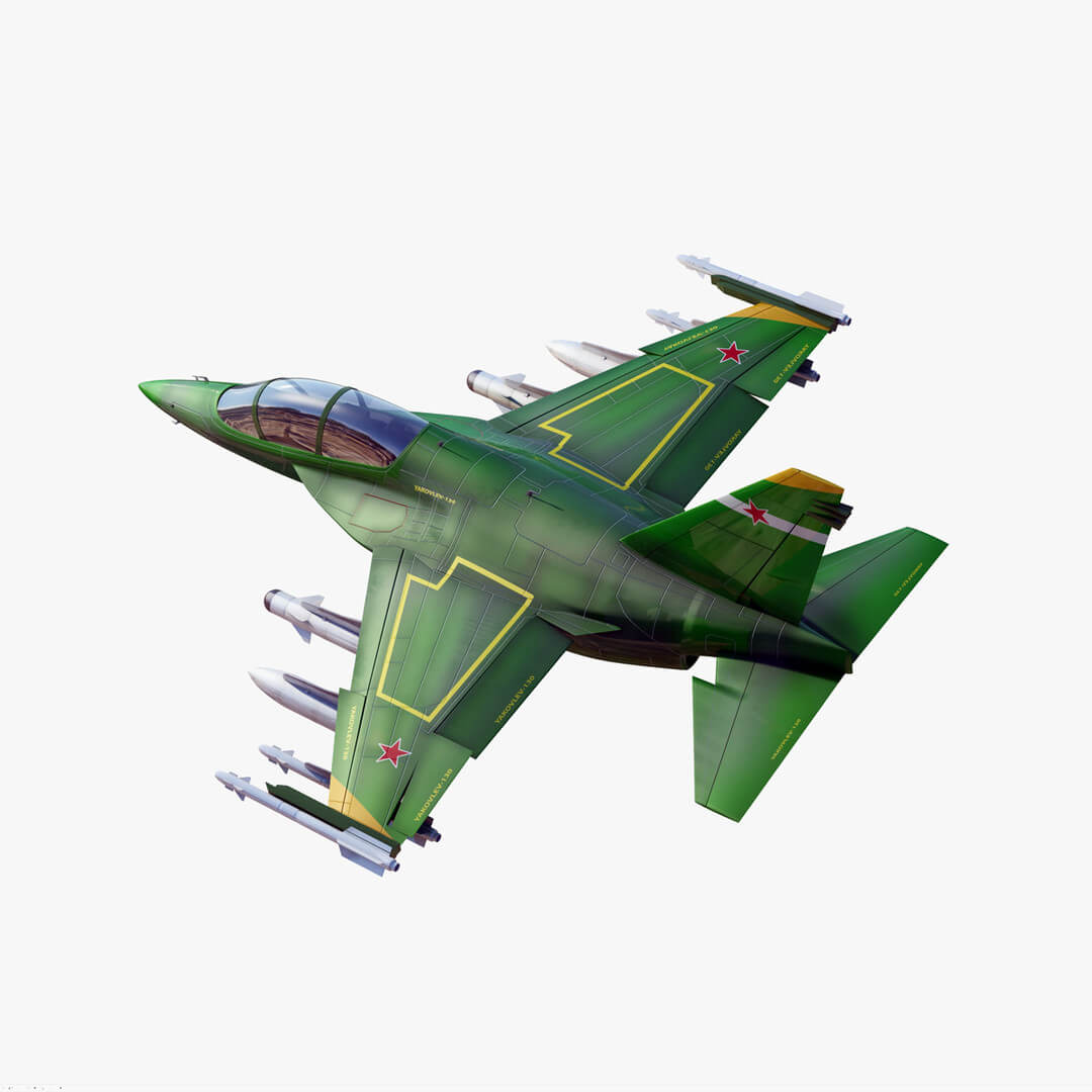 Fighter Yak 130 - 3D Model by Galva858