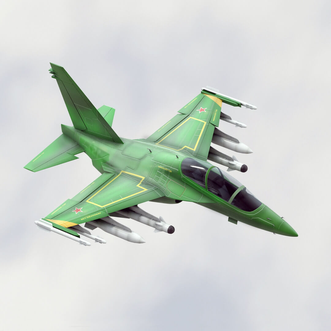 Fighter Yak 130 - 3D Model by Galva858