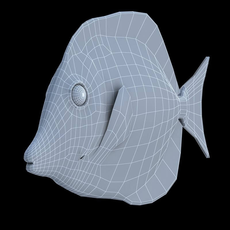Yellow Eye Tang - 3D Model by Galva858