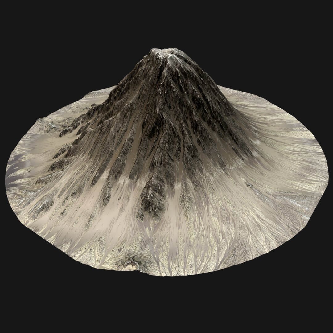 Background Mountain - 01 3D Model by Game-Ready Studios