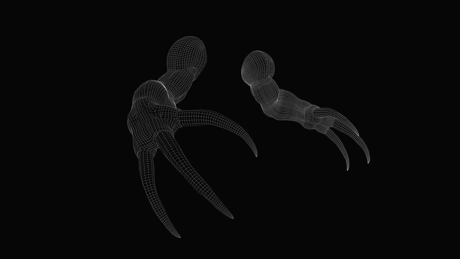 Clawed Monster Arms - 3D Model by Game-Ready Studios