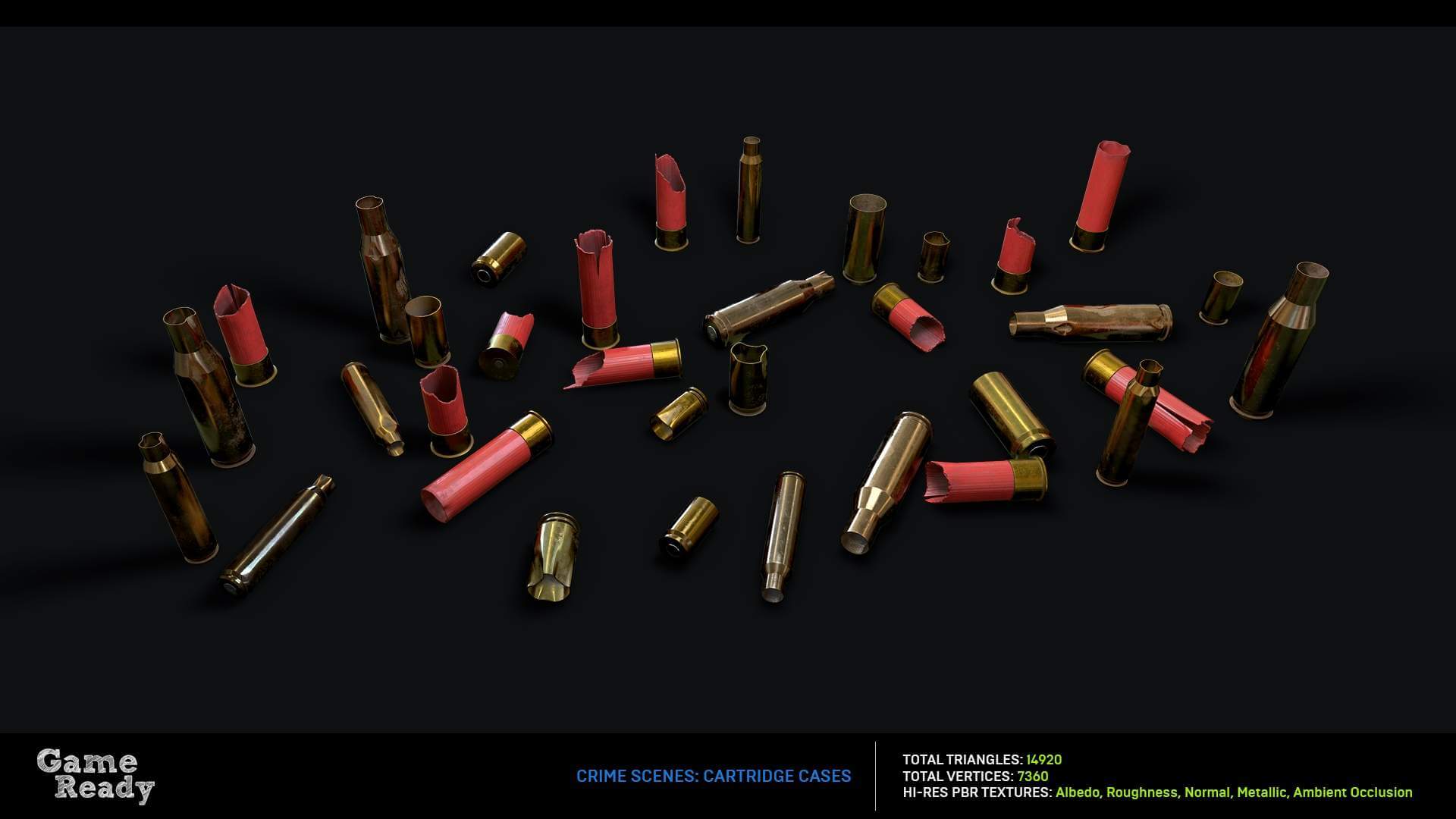 Crime Scene Assets - 3D Model by Game-Ready Studios