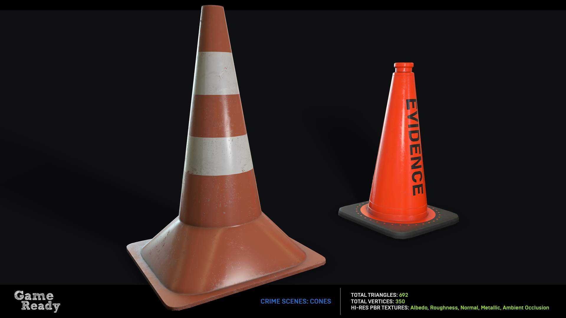 Crime Scene Assets - 3D Model by Game-Ready Studios