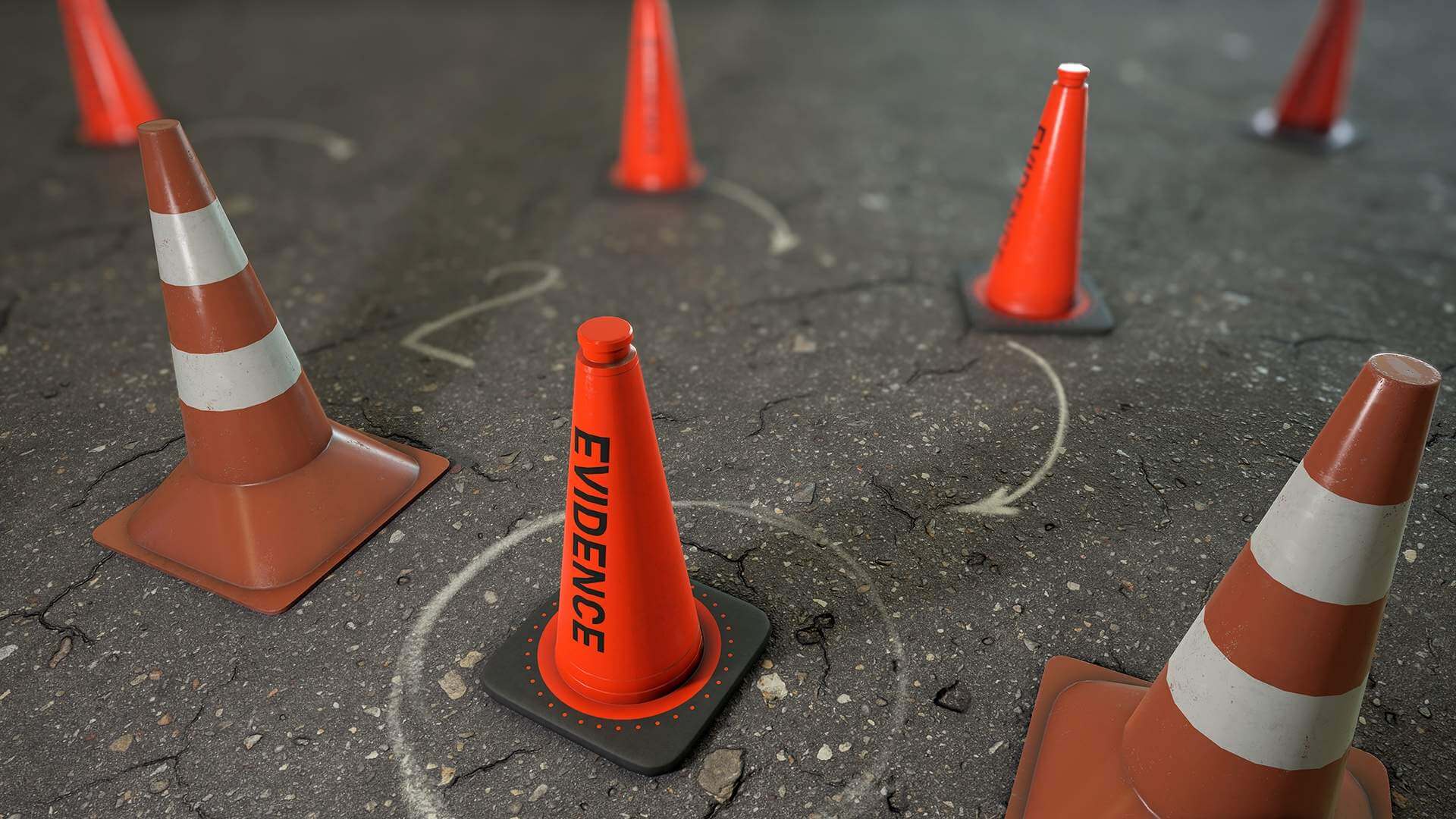 Crime Scene Assets - 3D Model by Game-Ready Studios