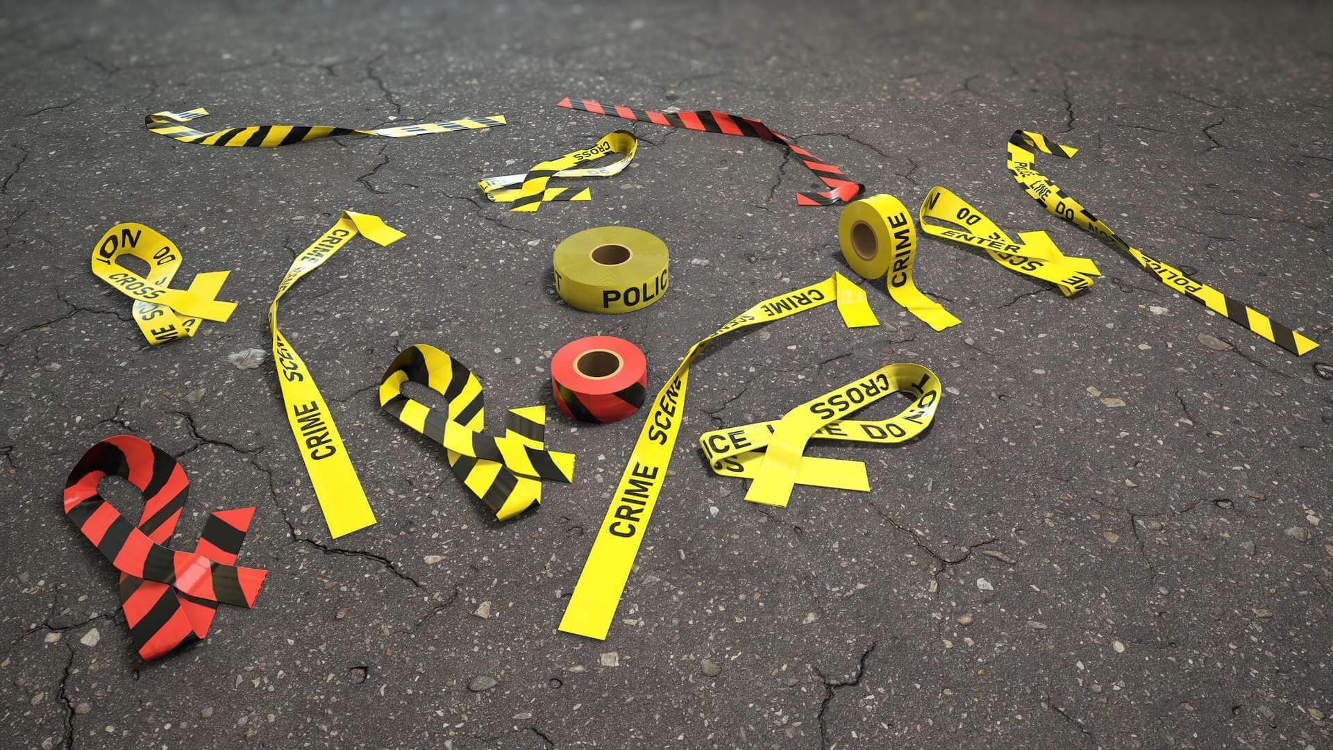 Crime Scene Assets - 3D Model by Game-Ready Studios