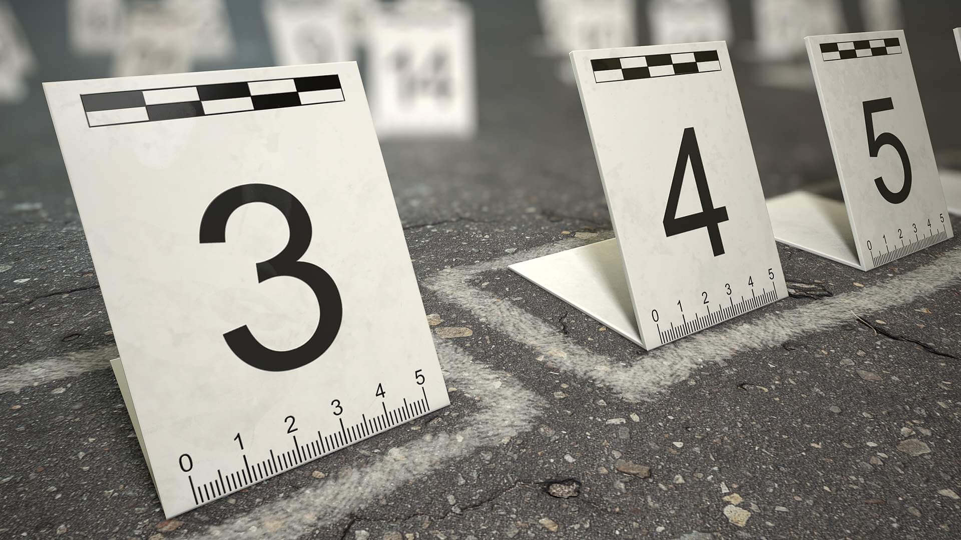 Crime Scene Assets - 3D Model by Game-Ready Studios