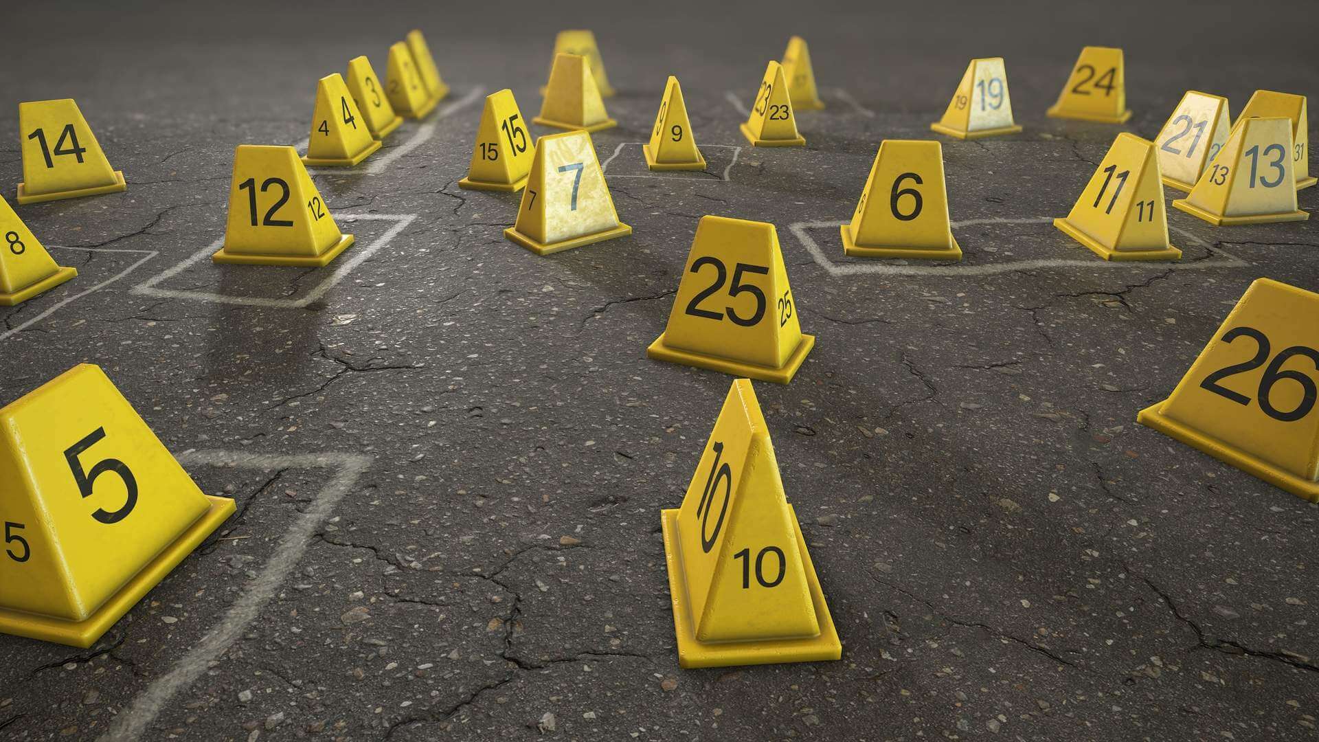 Crime Scene Assets - 3D Model by Game-Ready Studios