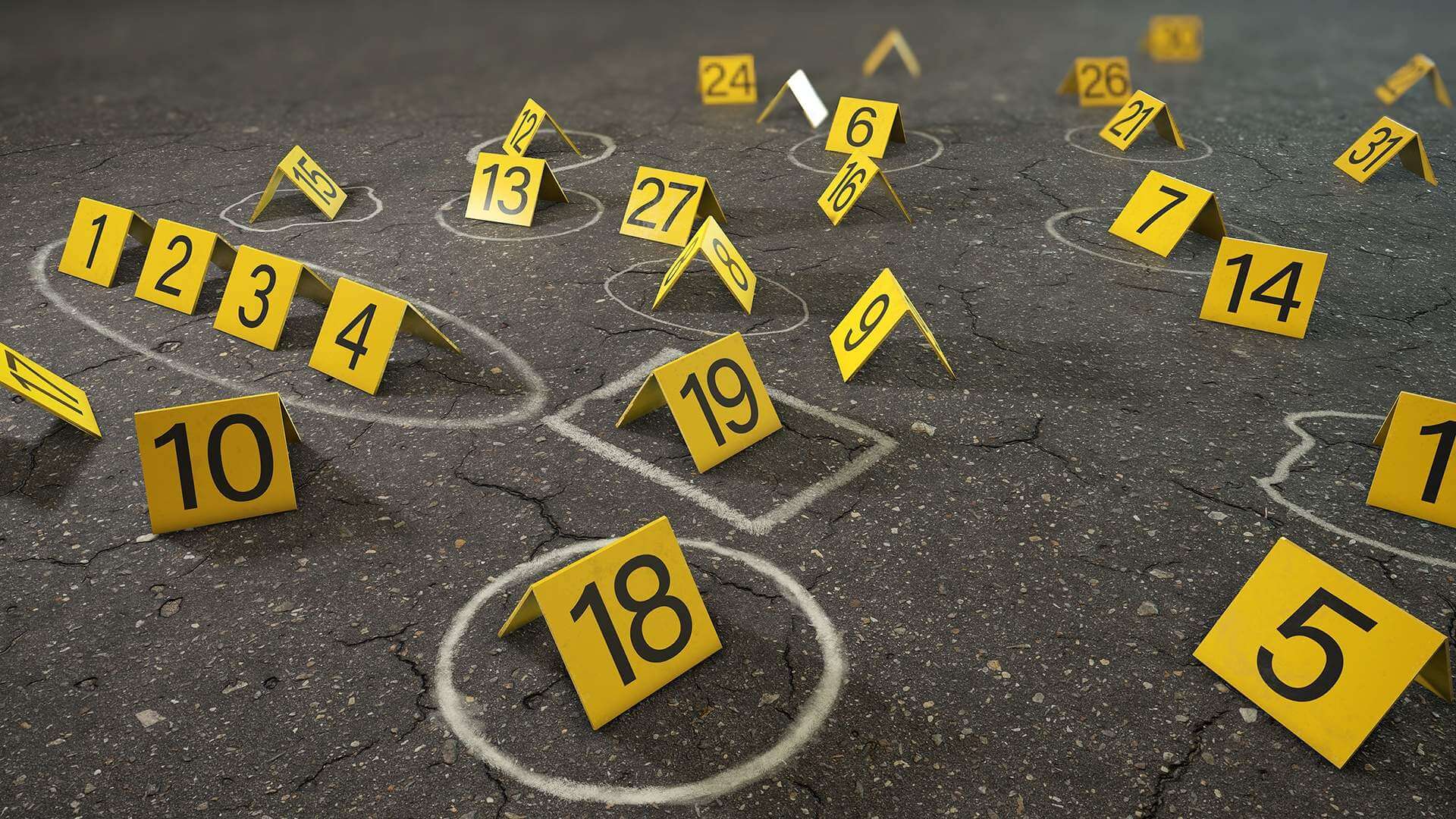 Crime Scene Assets - 3D Model by Game-Ready Studios