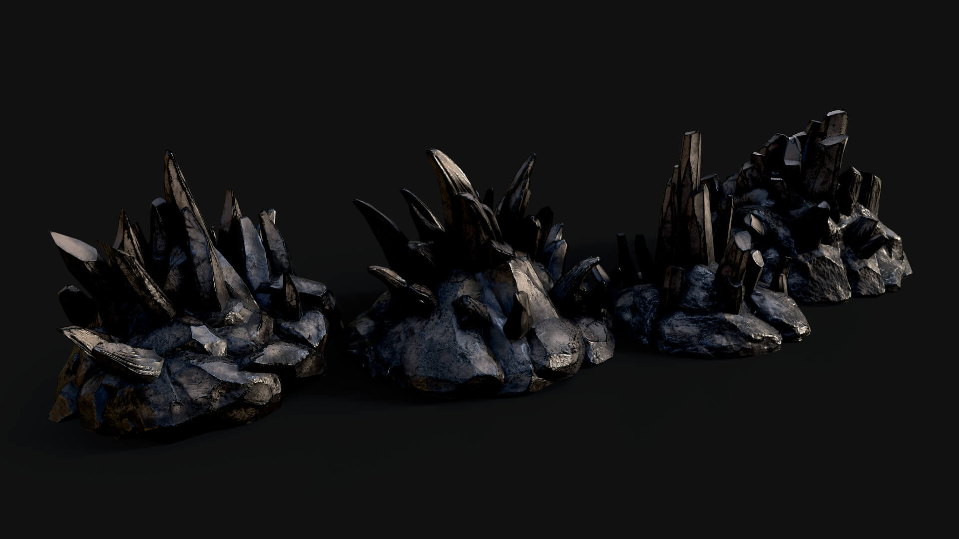 Crystal Metal - Free 3D Model by Game-Ready Studios