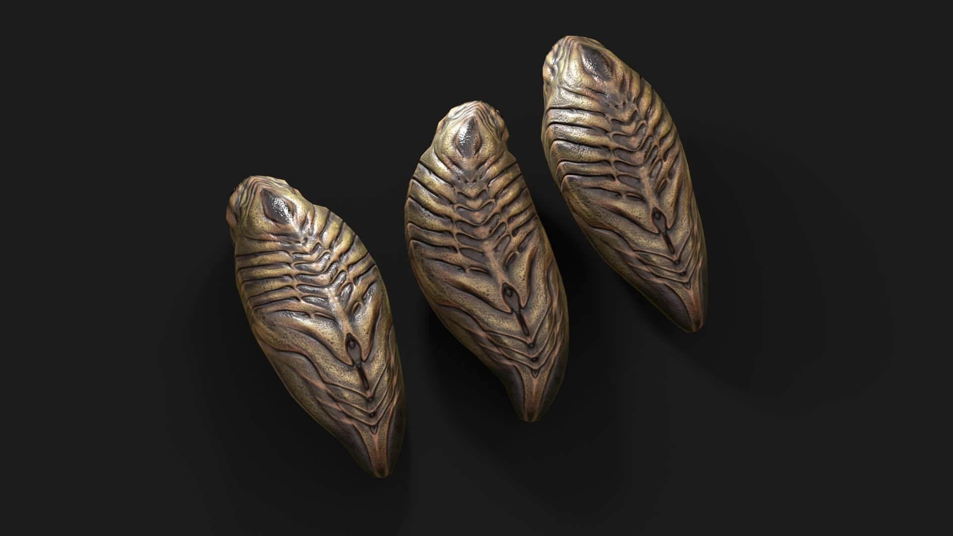 Fat Worm - 3D Model by Game-Ready Studios