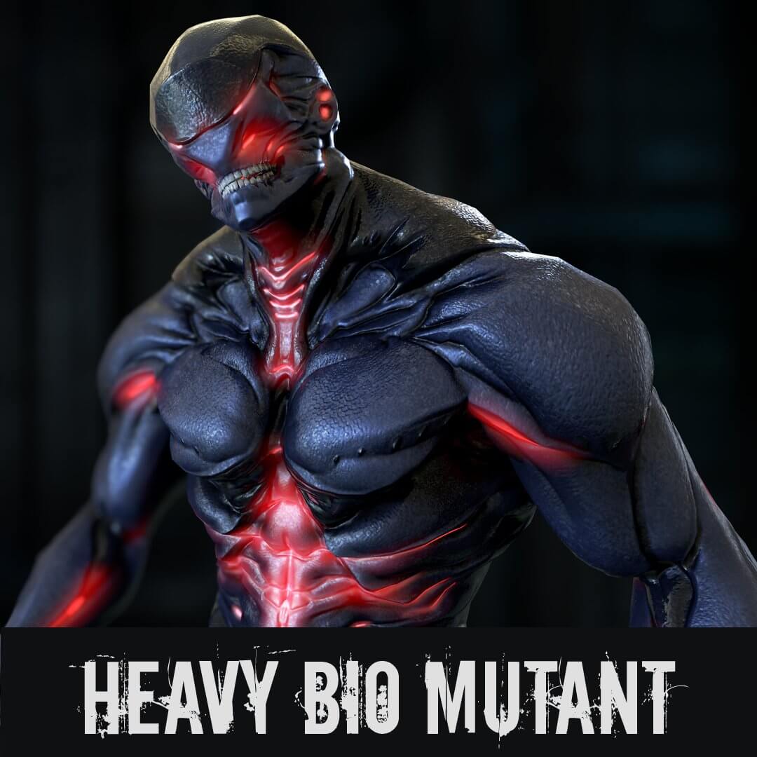 Heavy Bio Mutant - 3D Model by Game-Ready Studios