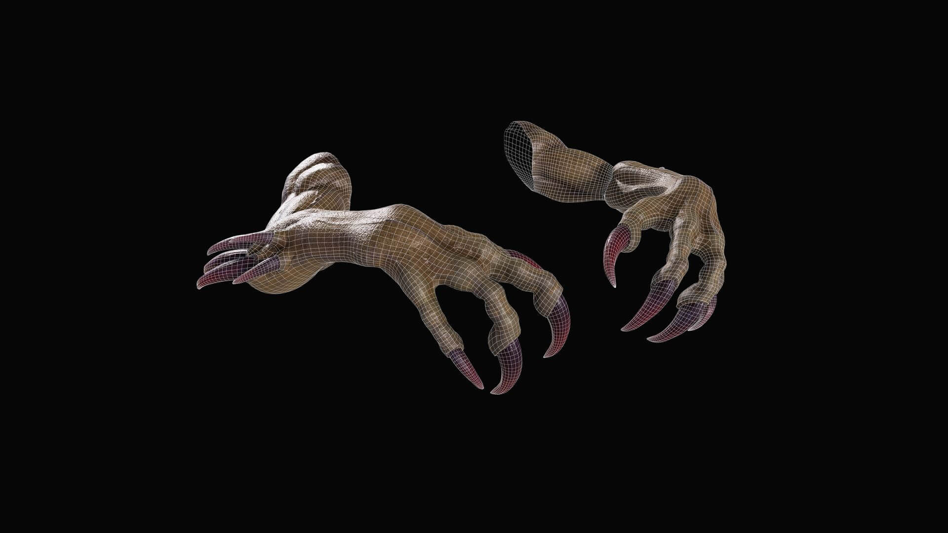 Heavy Monster Arms - 3D Model by Game-Ready Studios