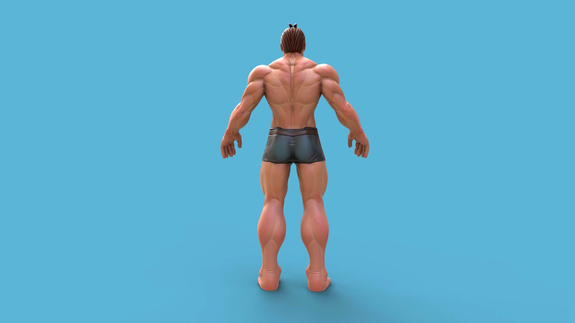 Heavy Stylized Male - 3D Model by Game-Ready Studios
