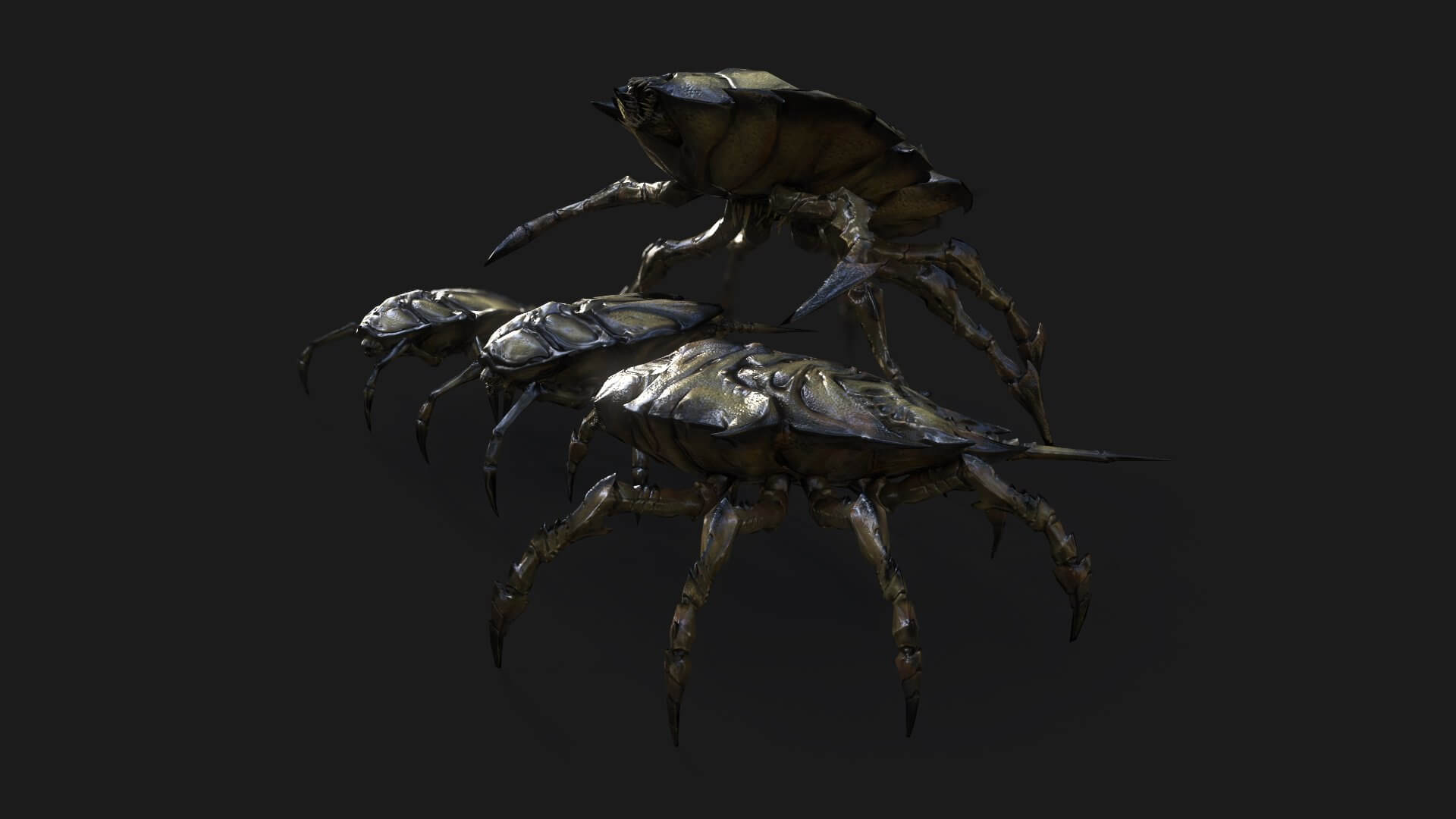 Insect Crawlers Collection - 3D Model by Game-Ready Studios