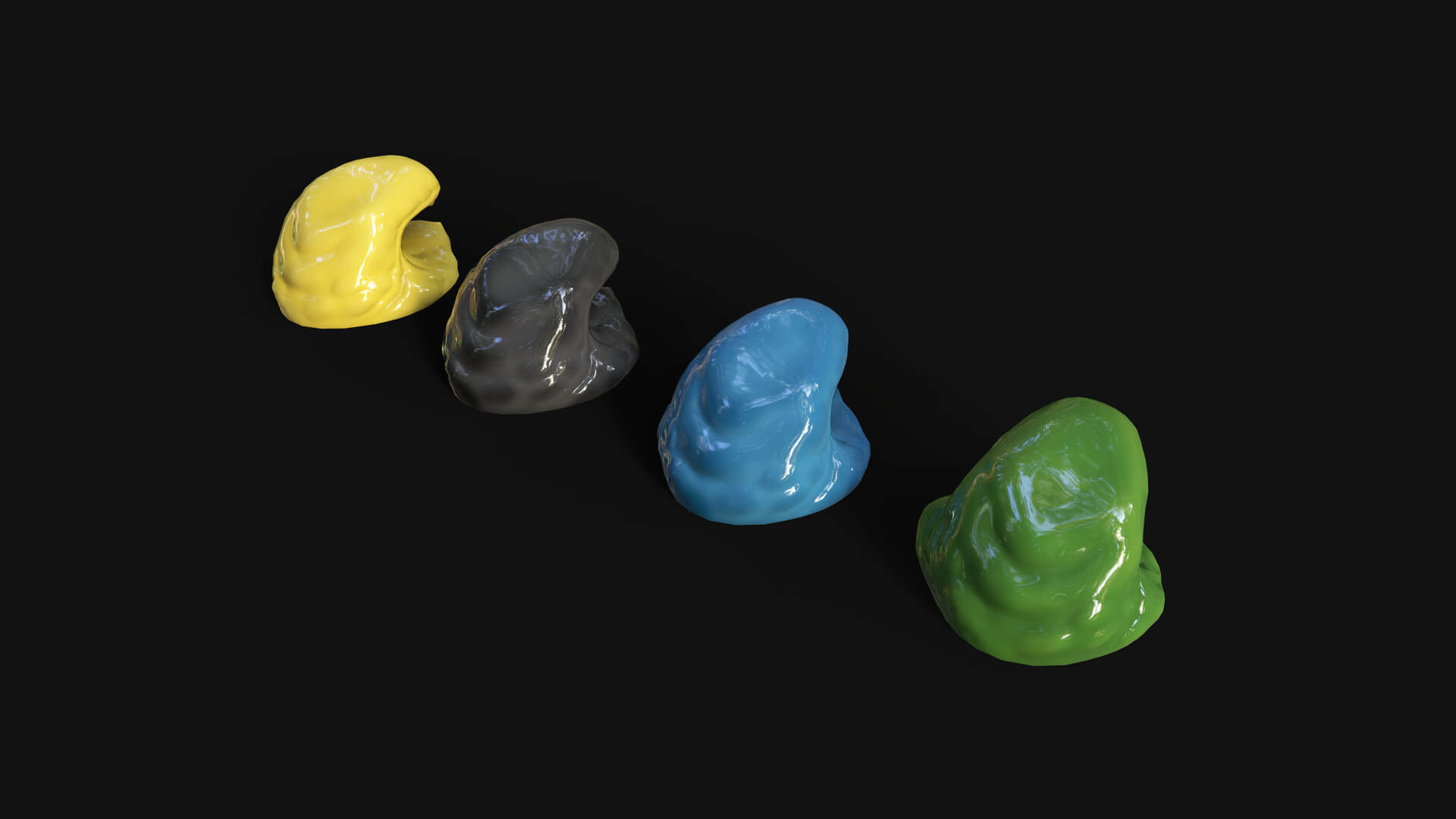 Animated Liquid Slug - 3D Model by Game-Ready Studios