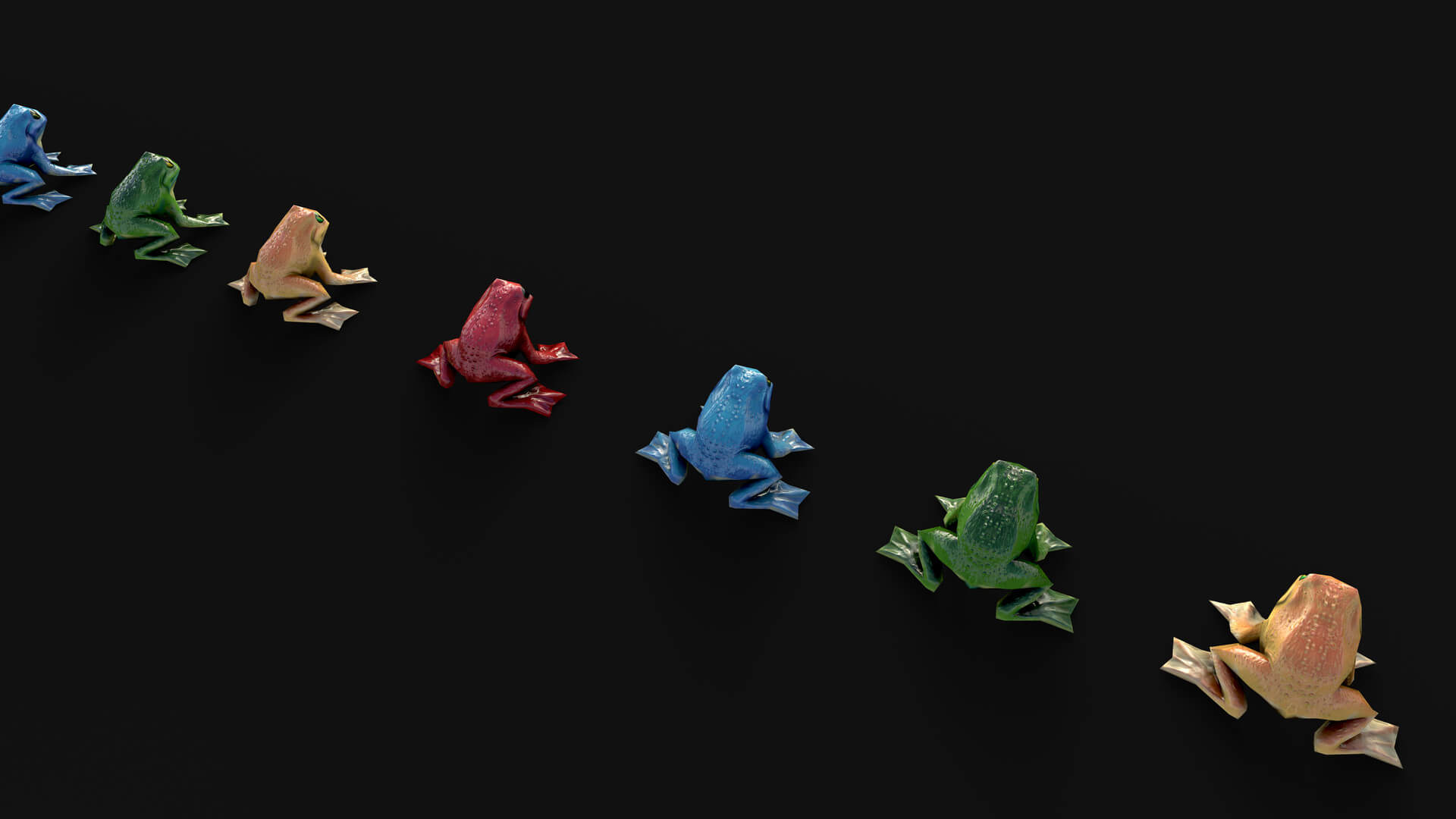 Mobile Stylized Frog - 3D Model by Game-Ready Studios