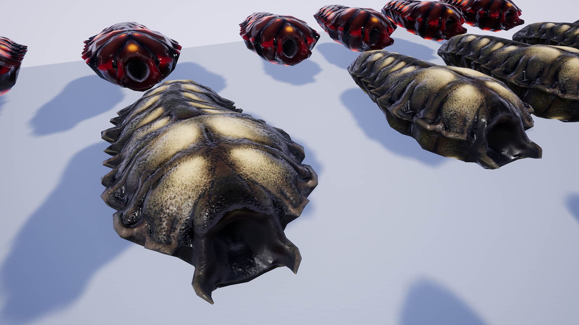 Mobile Leeches Collection - 3D Model by Game-Ready Studios