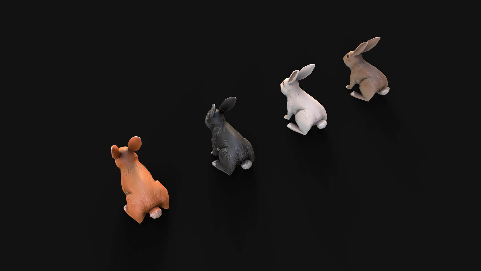 Mobile Rabbit - 3D Model by Game-Ready Studios