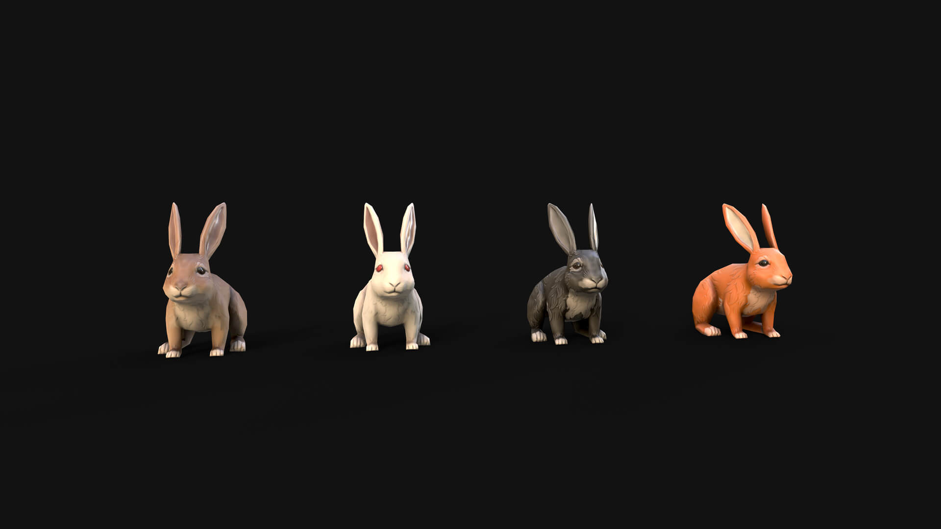 Mobile Rabbit - 3D Model by Game-Ready Studios