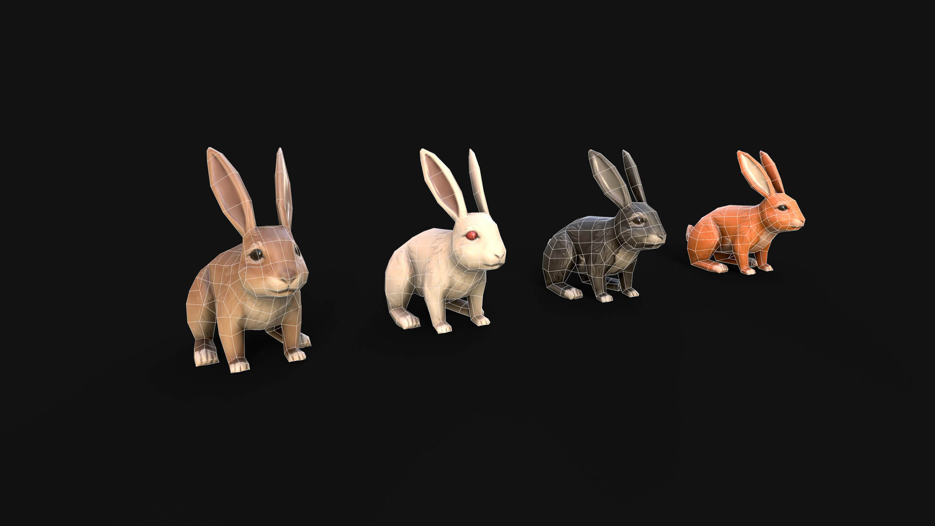 Mobile Rabbit - 3D Model by Game-Ready Studios
