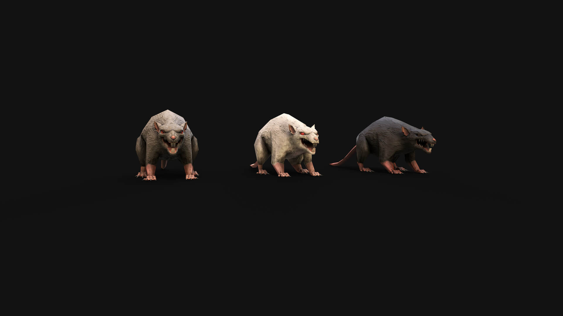 Animated Mobile Rat - 3D Model by Game-Ready Studios