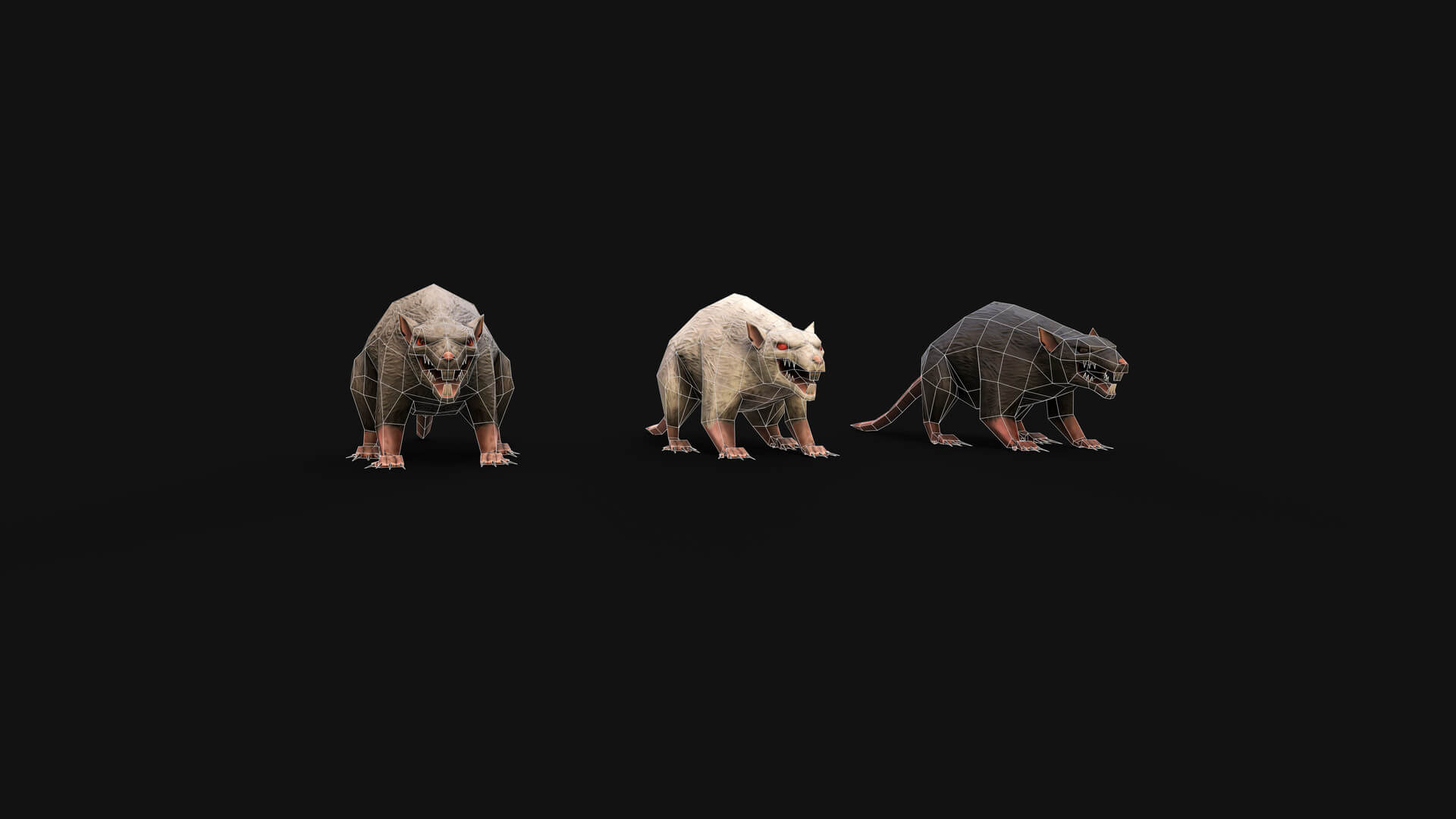Animated Mobile Rat - 3D Model by Game-Ready Studios