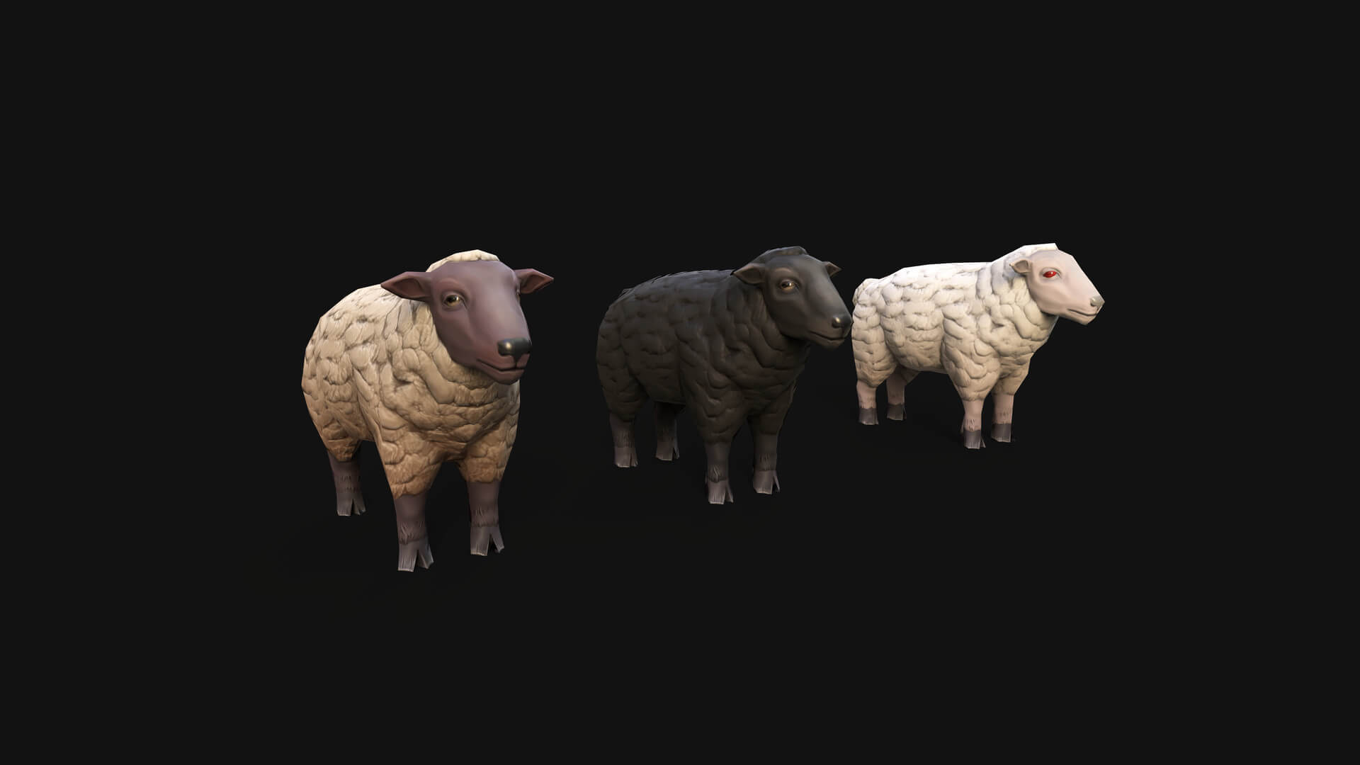 Mobile Sheep - 3D Model by Game-Ready Studios