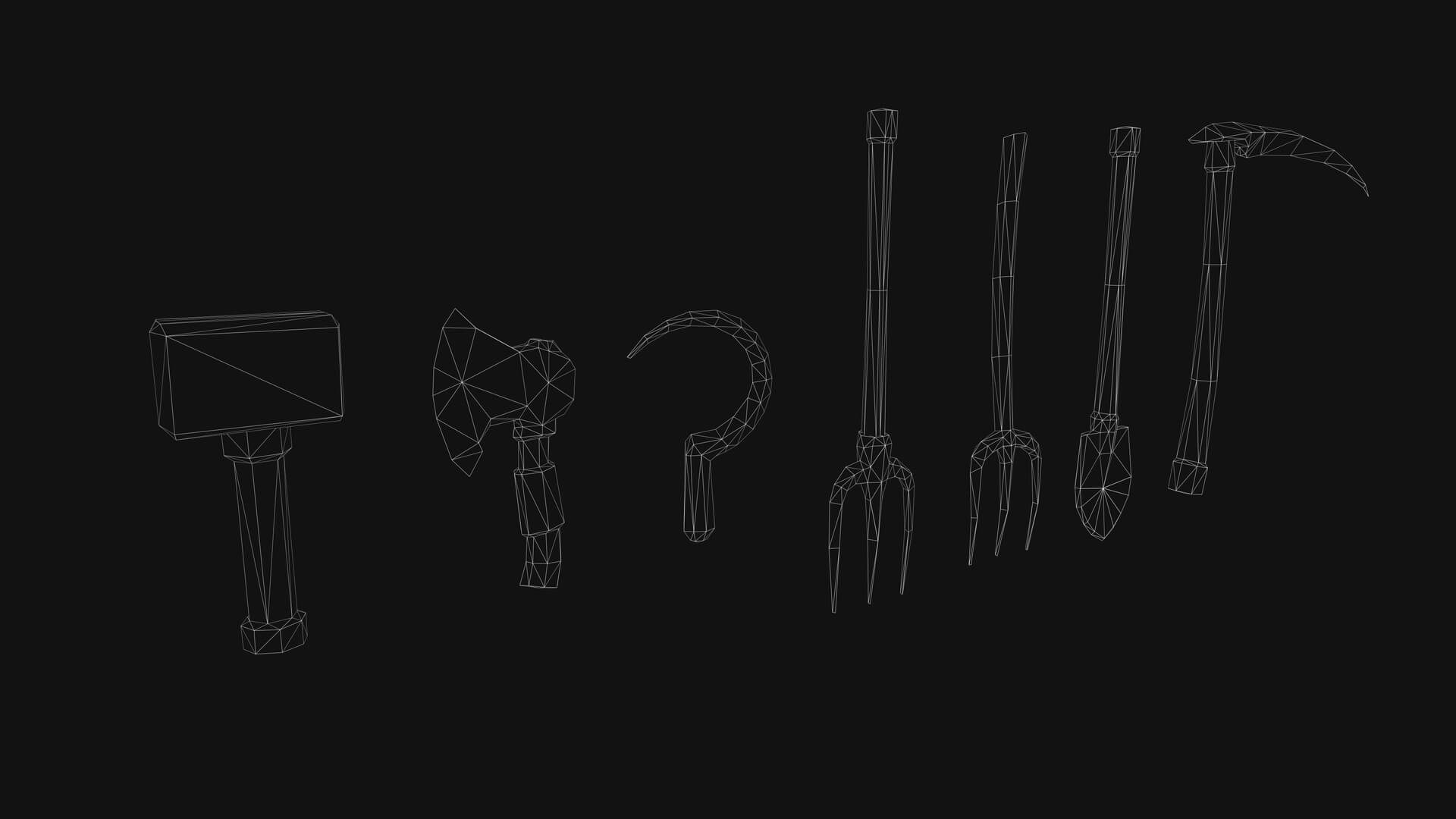 Mobile Village Props - 3D Model by Game-Ready Studios