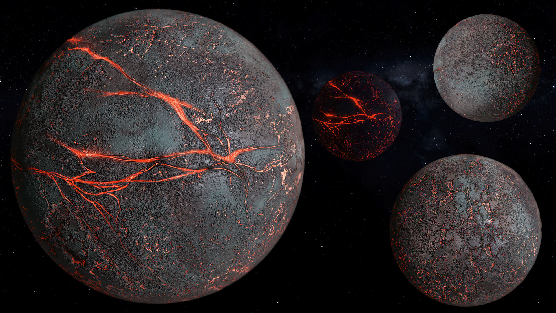Planets Collection - 3D Model by Game-Ready Studios