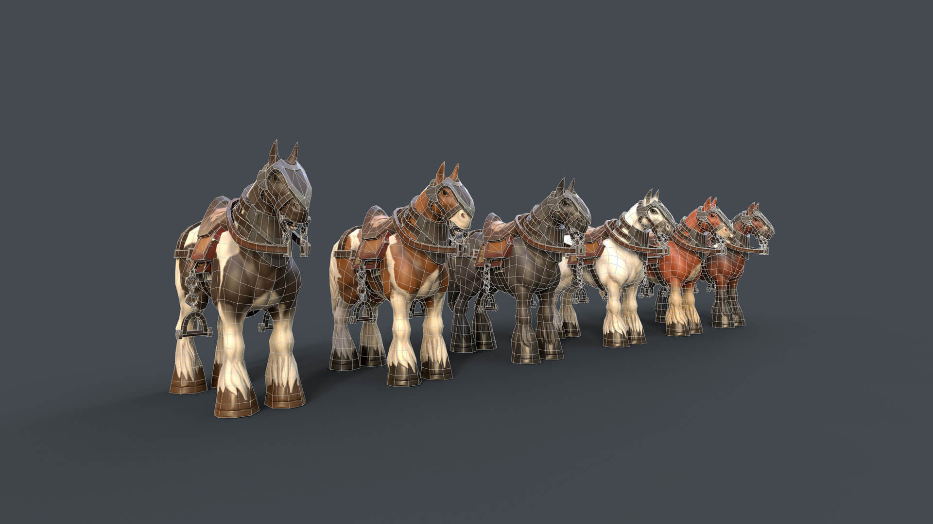 Stylized Horse - 3D Model by Game-Ready Studios