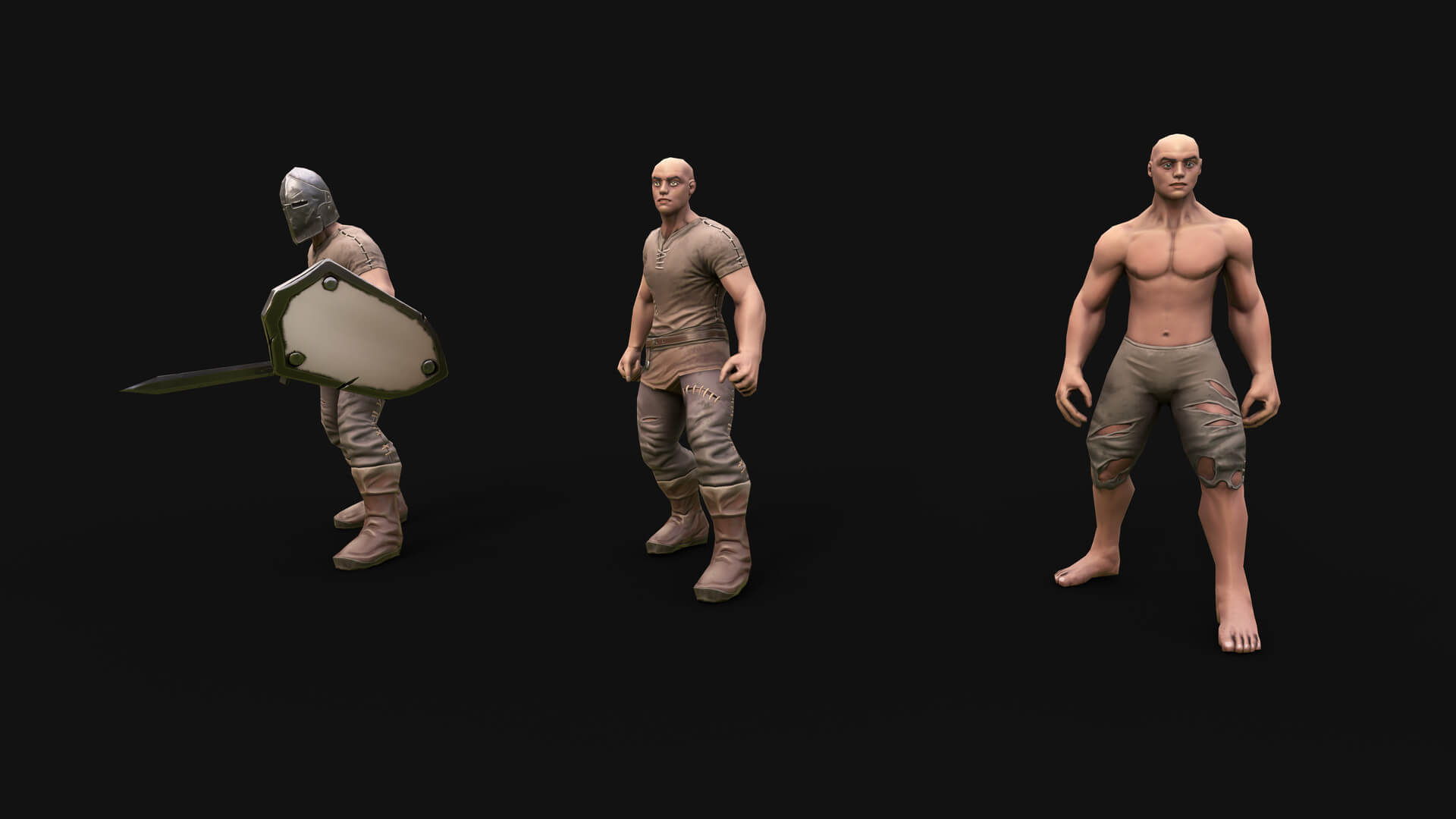 Stylized Medieval Warrior - 3D Model by Game-Ready Studios