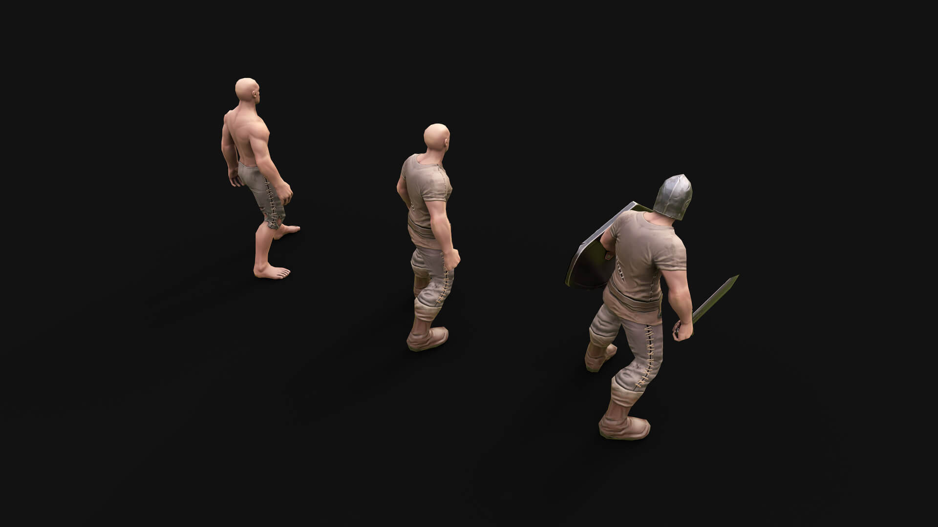 Stylized Medieval Warrior - 3D Model by Game-Ready Studios