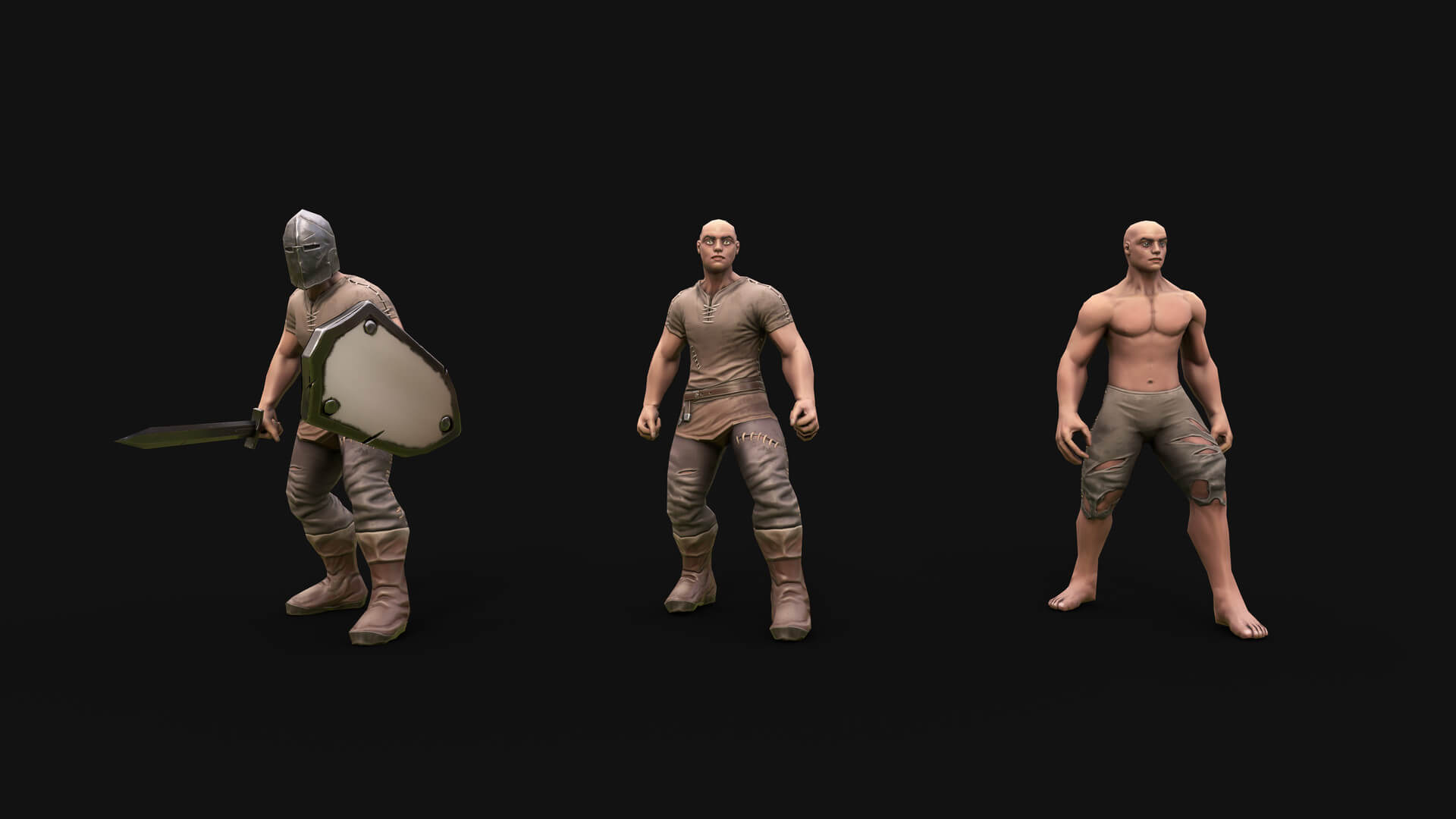 Stylized Medieval Warrior - 3D Model by Game-Ready Studios