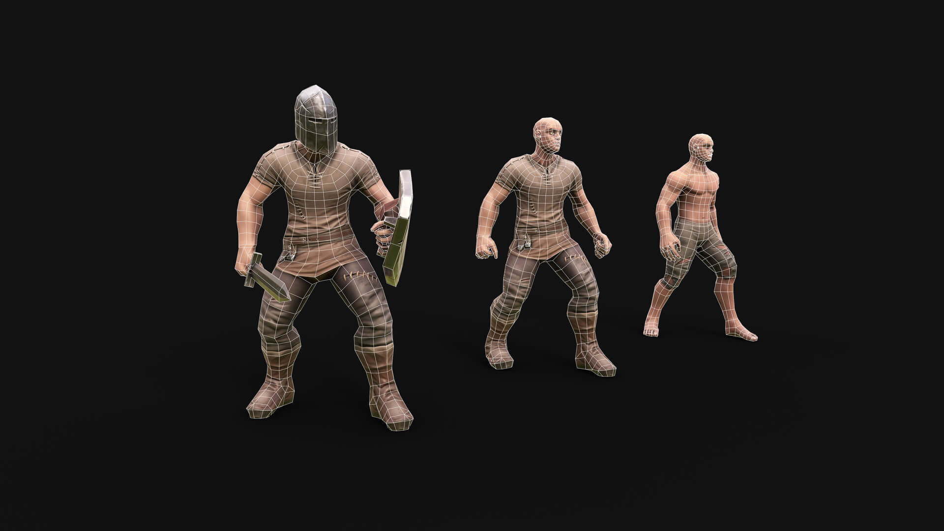 Stylized Medieval Warrior - 3D Model by Game-Ready Studios