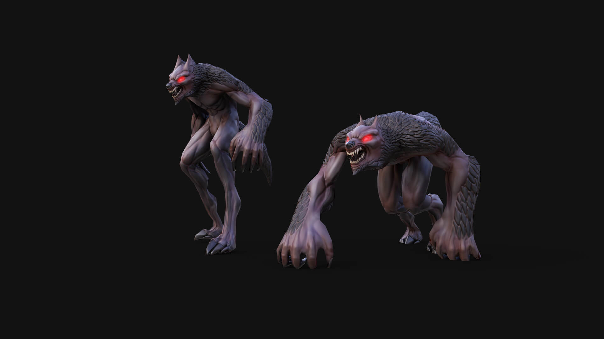 Stylized Werewolf - 02 3D Model by Game-Ready Studios