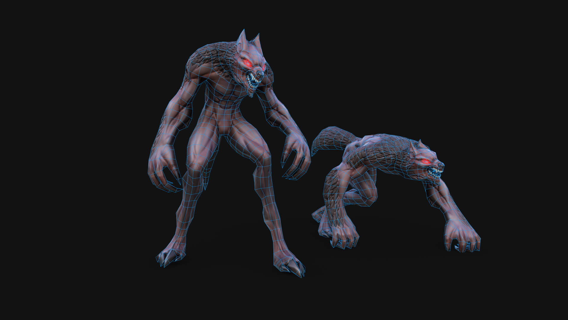 Stylized Werewolf - 02 3D Model by Game-Ready Studios