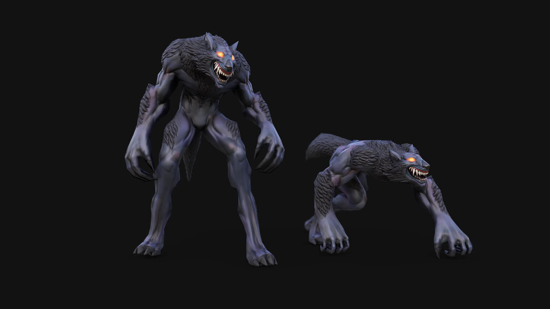 Stylized Werewolf - 03 3D Model by Game-Ready Studios
