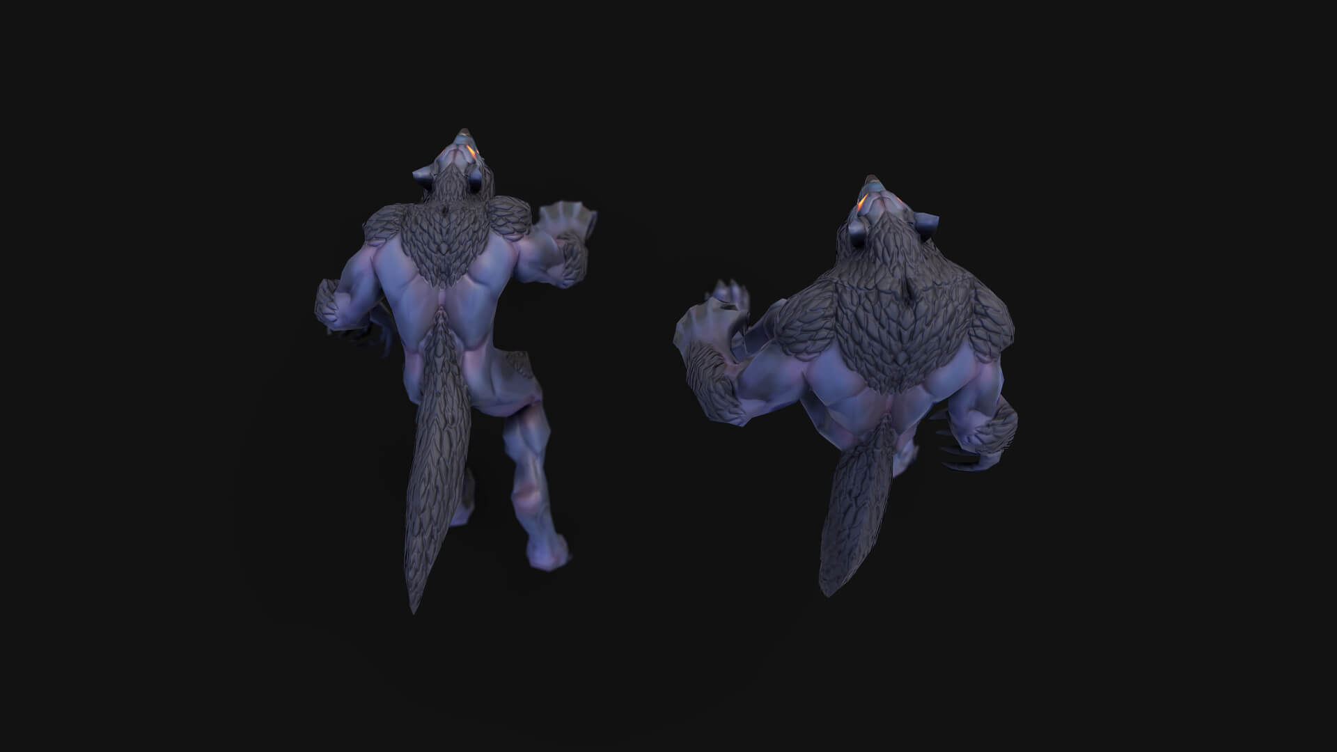 Stylized Werewolf - 03 3D Model by Game-Ready Studios