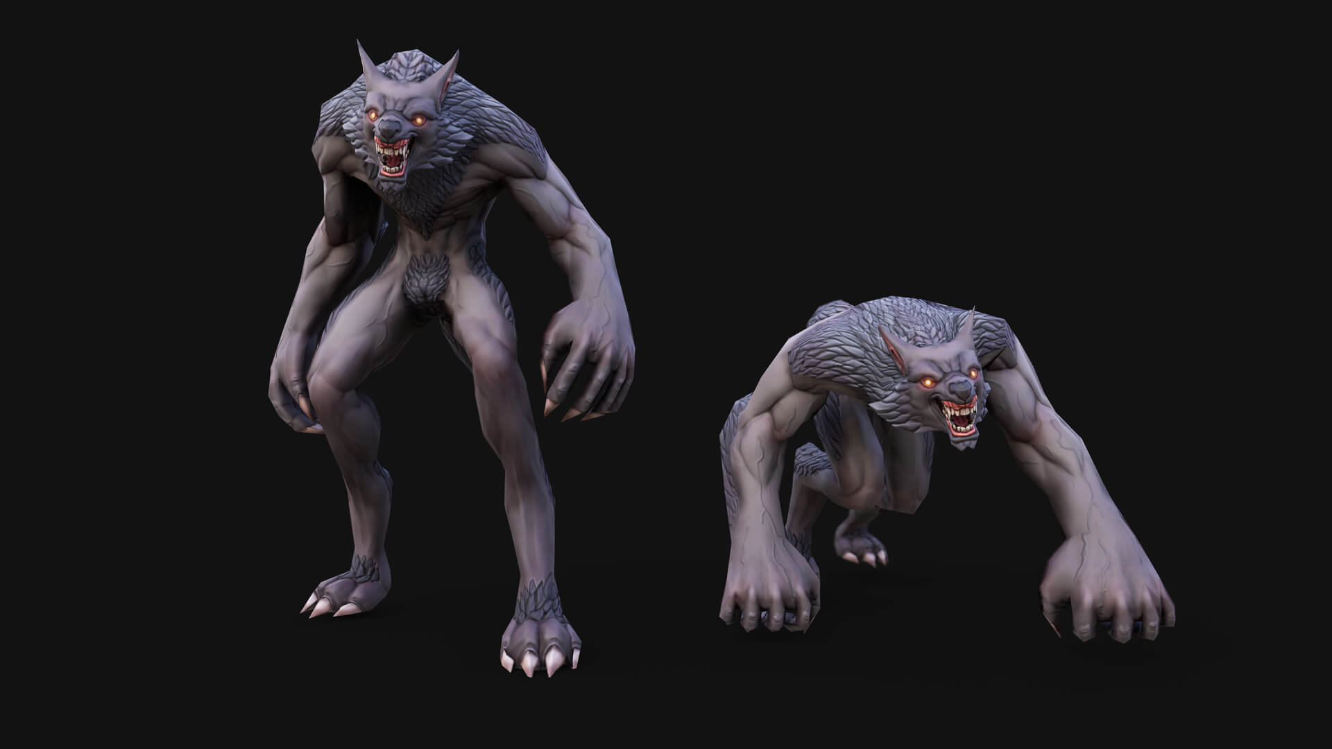 Stylized Werewolf - 3D Model by Game-Ready Studios