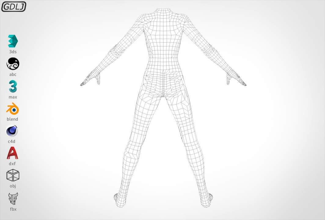 Body Girl - 3D Model by GDLJ