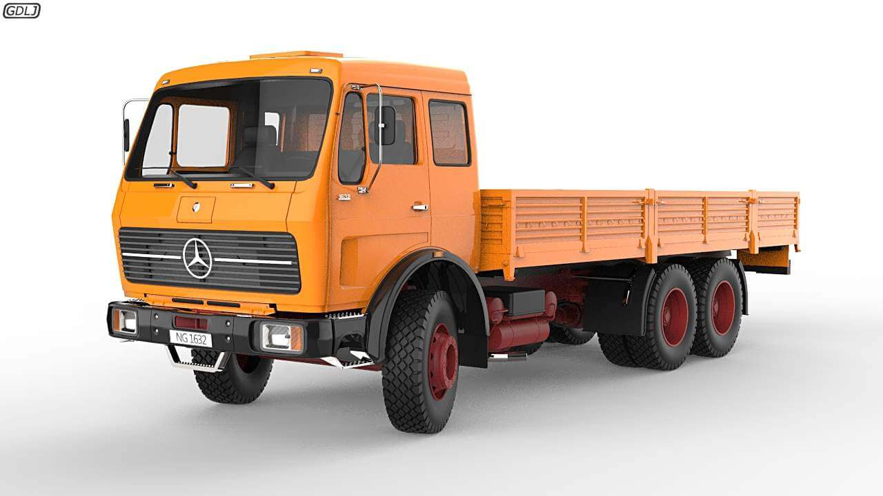 Mercedes Benz NG 1632 - 3D Model by GDLJ