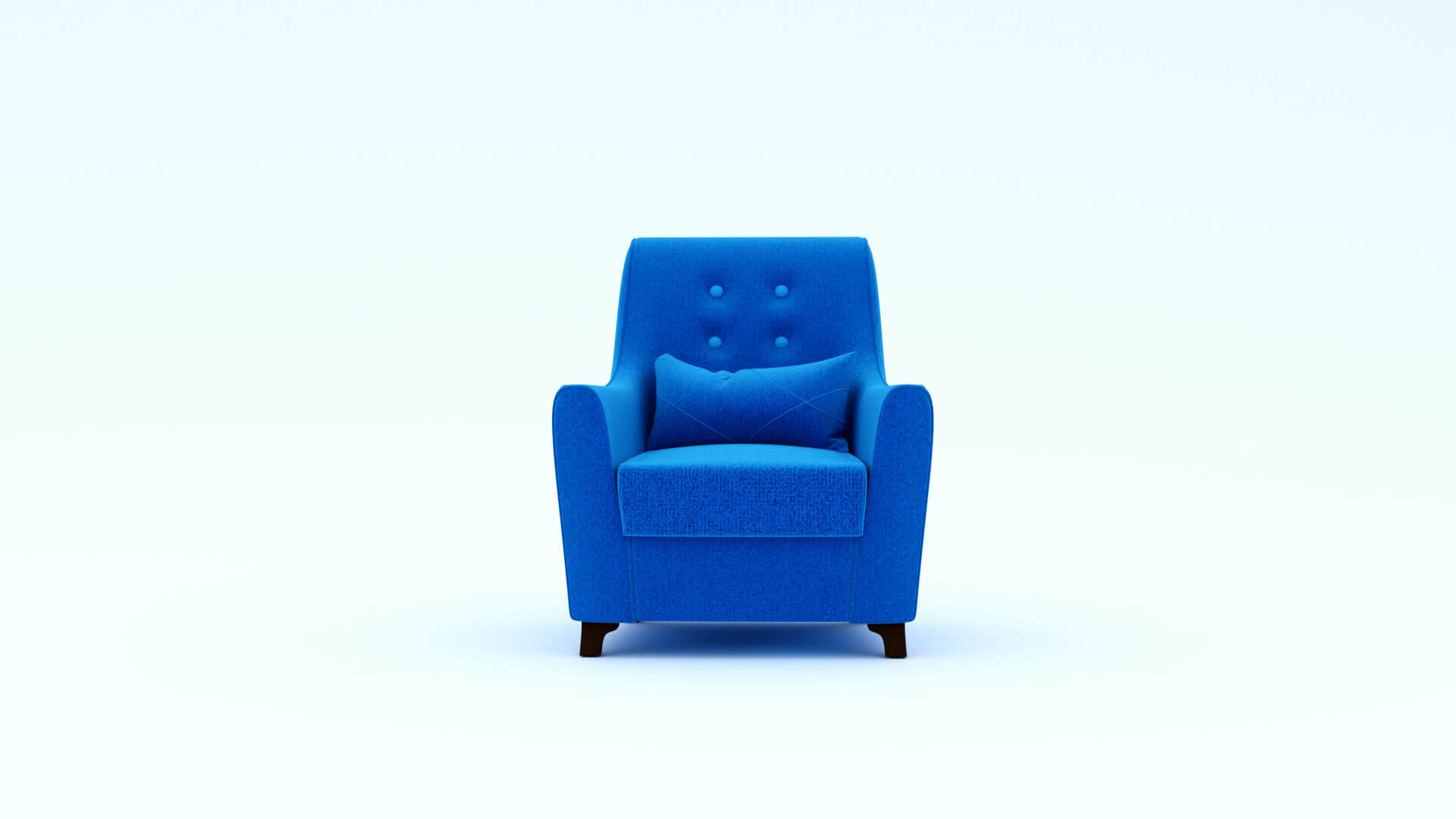 Blue Chair Provans - 3D Model by Gedeon