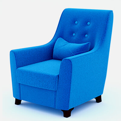 Blue Chair Provans - 3D Model by Gedeon