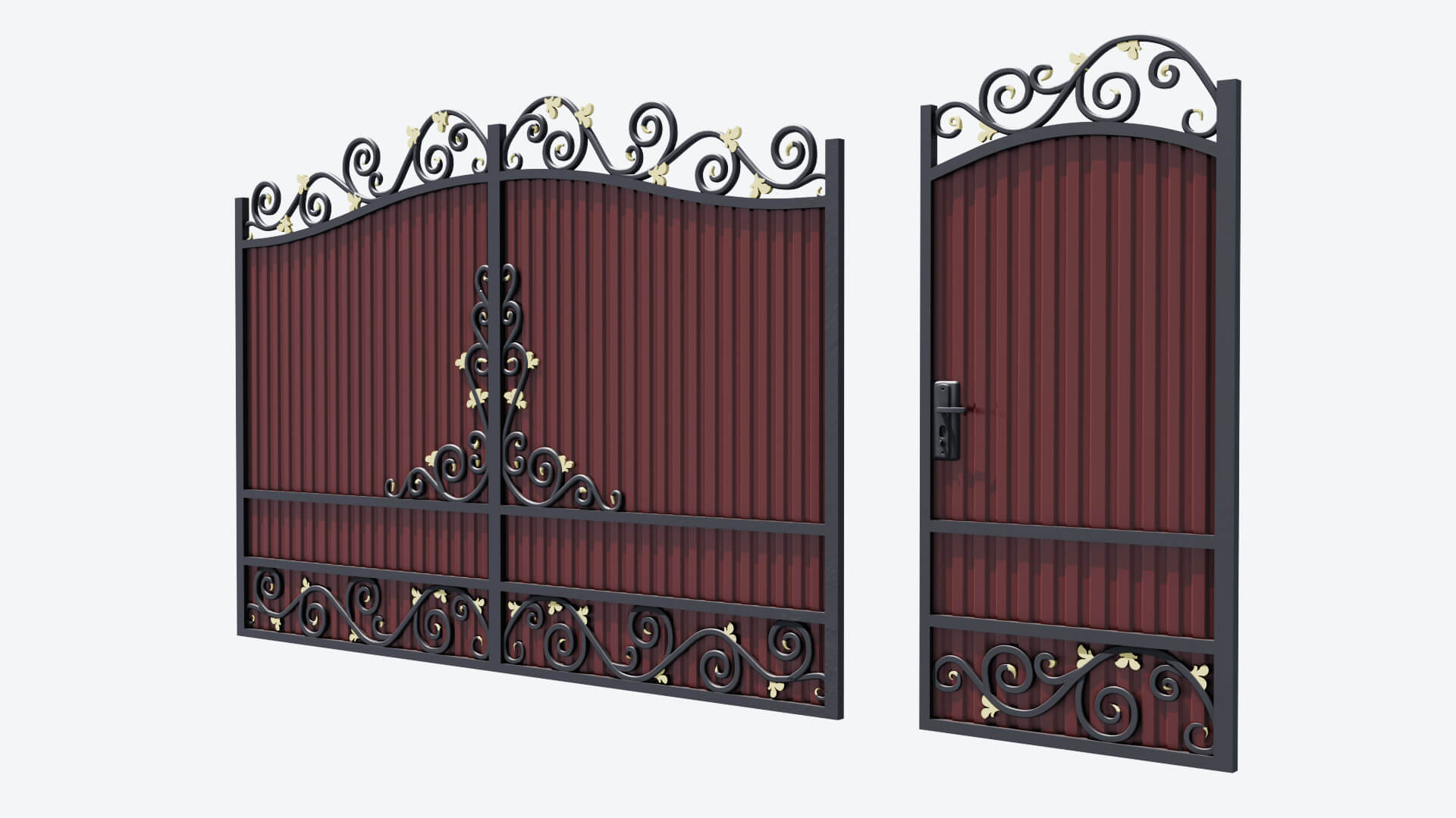 Gates Vintage Gates - 3D Model by Gedeon