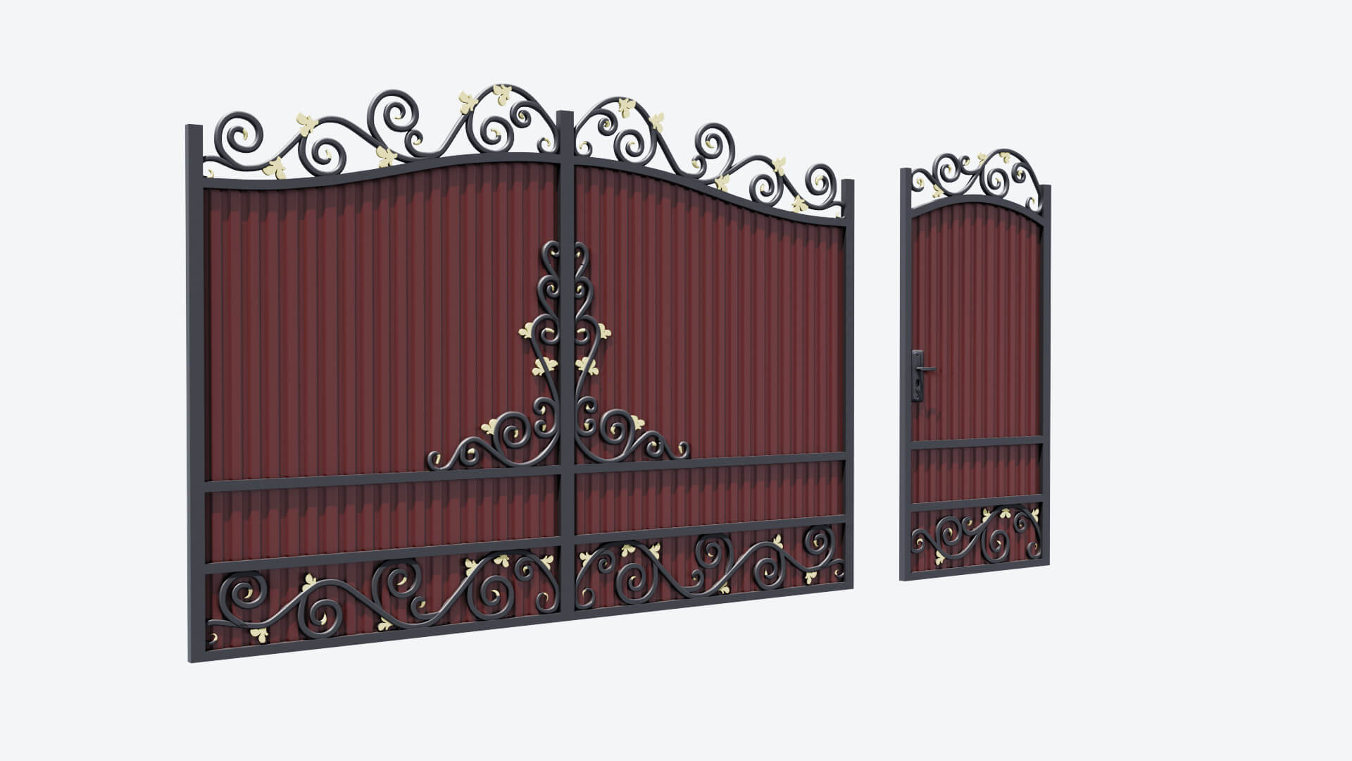 Gates Vintage Gates - 3D Model by Gedeon